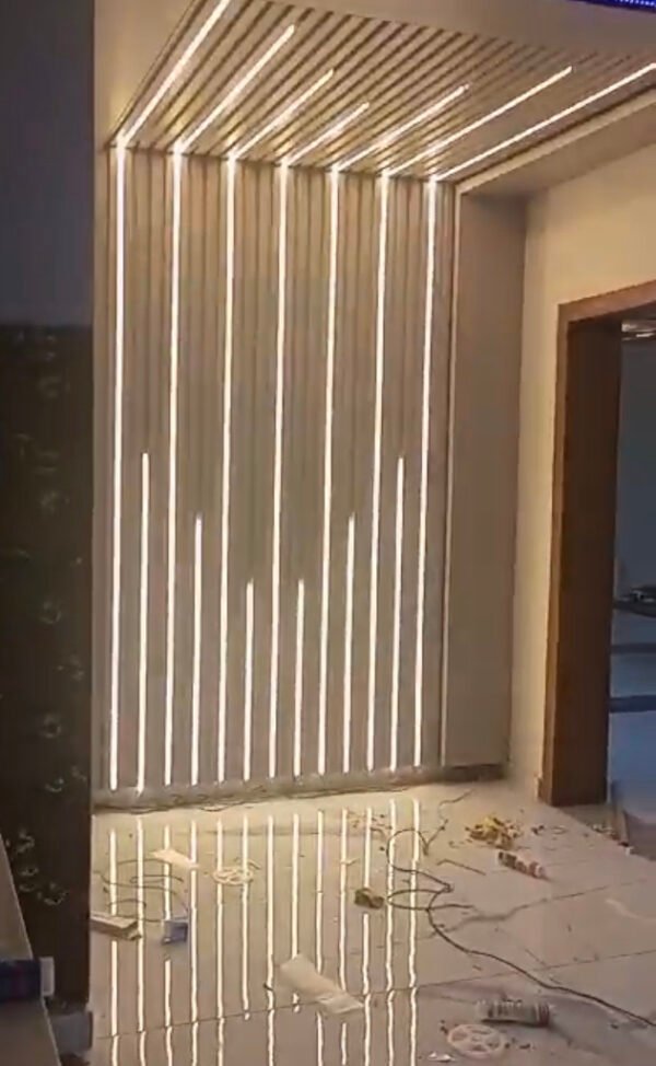 Led strip light with chasing effect fixed inside silicon tube profile ...