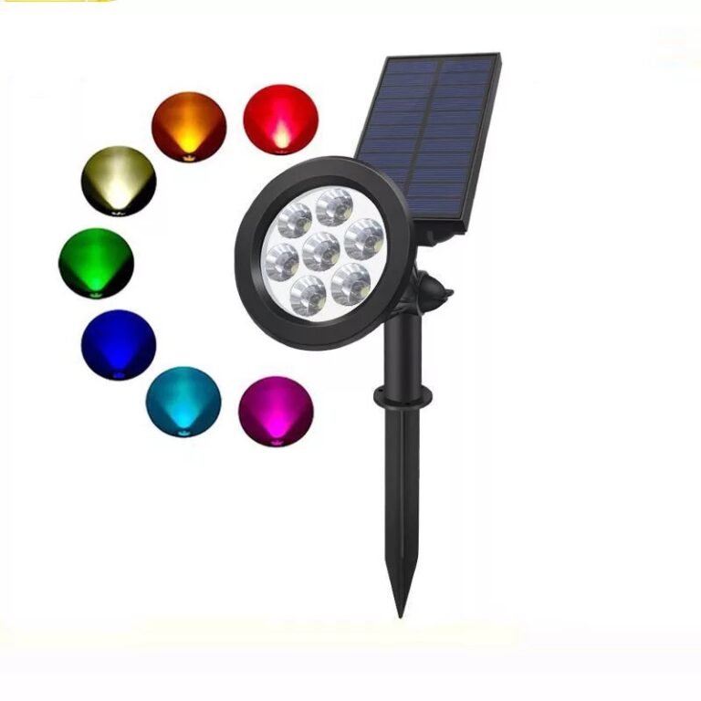 RGBW solar led spike planter light - Newon
