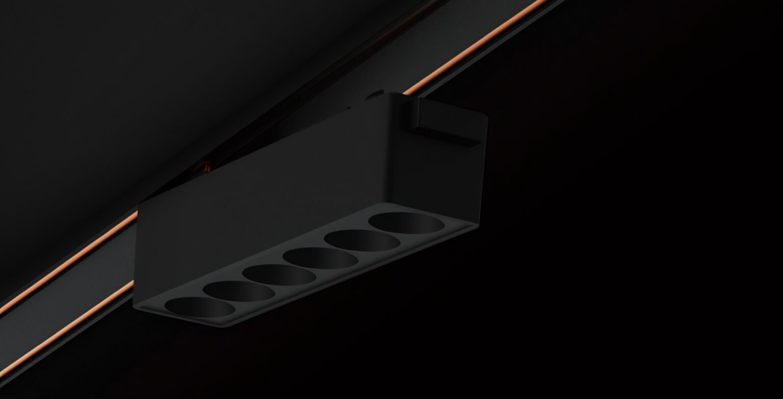 Ultra thin surface mounted magnetic track - Newon